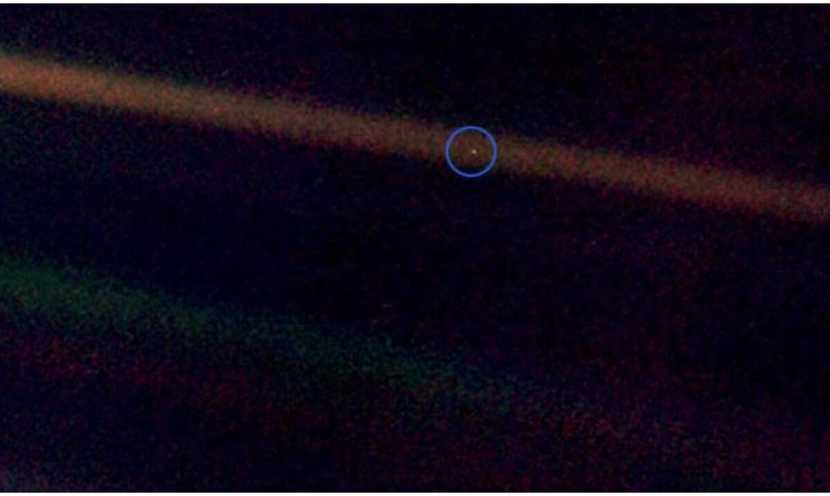 Se cumplen 30 años de la icónica foto tomada por la nave Voyager - El ...
